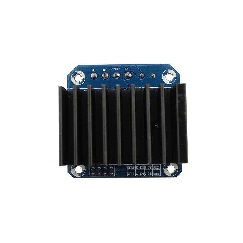 modBTS7960 - DC motor driver module (H-bridge, 43A) with heatsink ...