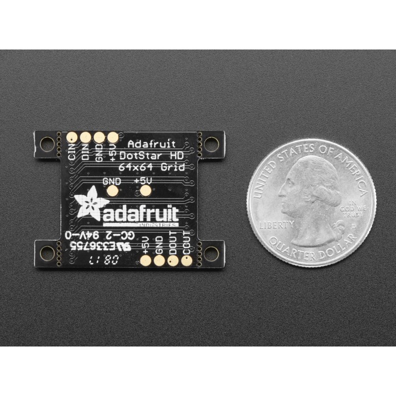 Adafruit DotStar High Density 8x8 Grid - matryca 8x8 RGB LED - sklep Kamami