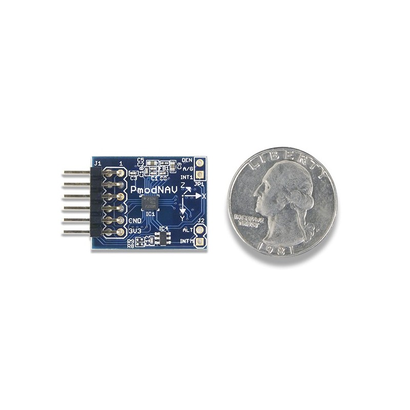 Pmod NAV 9-axis IMU Plus Barometer - Kamami on-line store