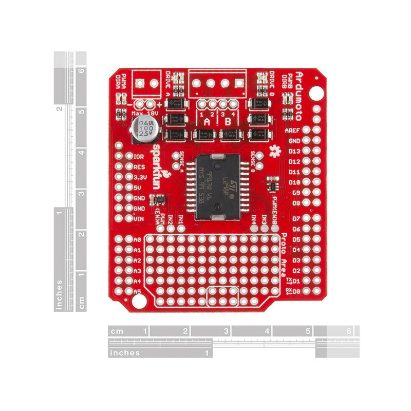 SparkFun Ardumoto Shield Kit - Kamami on-line store