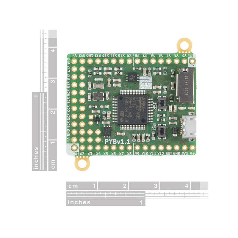 MicroPython pyboard v1.1 - płytka rozwojowa - sklep Kamami