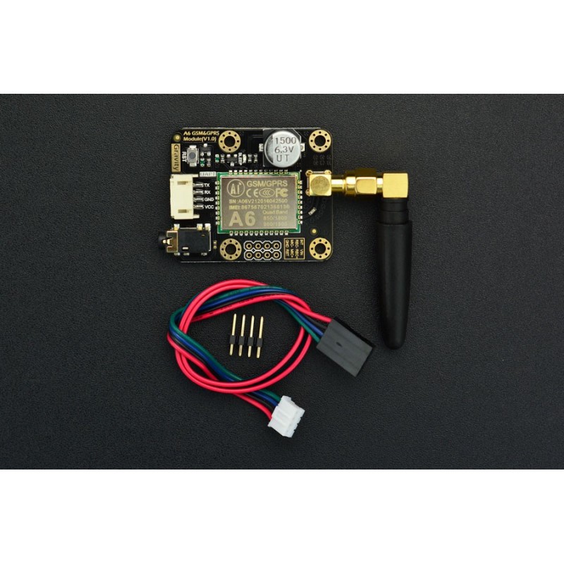 Gravity: UART A6 GSM & GPRS Module - GSM / GPRS module - Kamami on-line ...