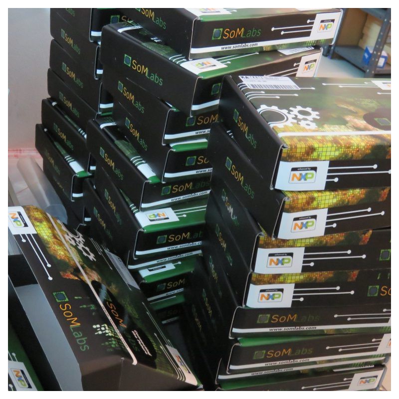 VisionSTK-eMMC - evaluation kit with module VisionSOM (eMMC 4 GB ...