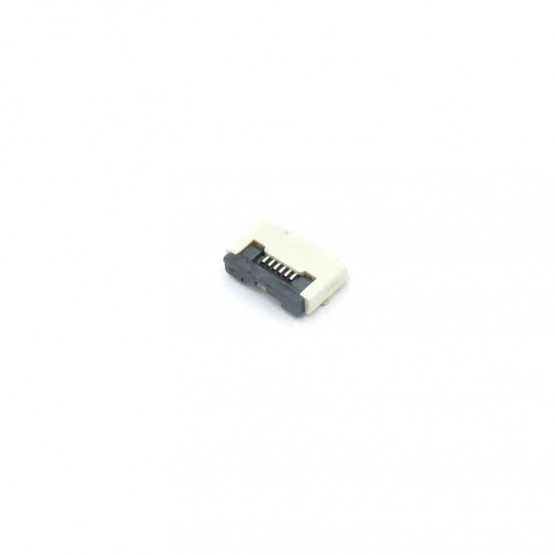 ZIF FFC/FPC female connector, 0.5mm pitch, 6 pin, bottom contact, horizontal - Kamami on-line store