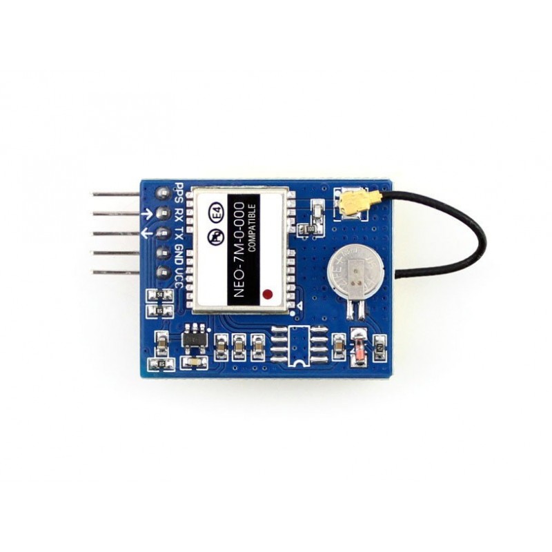NEO-7M-C UART GPS Module with U-Blox NEO-7M Chip - Waveshare 8748 ...