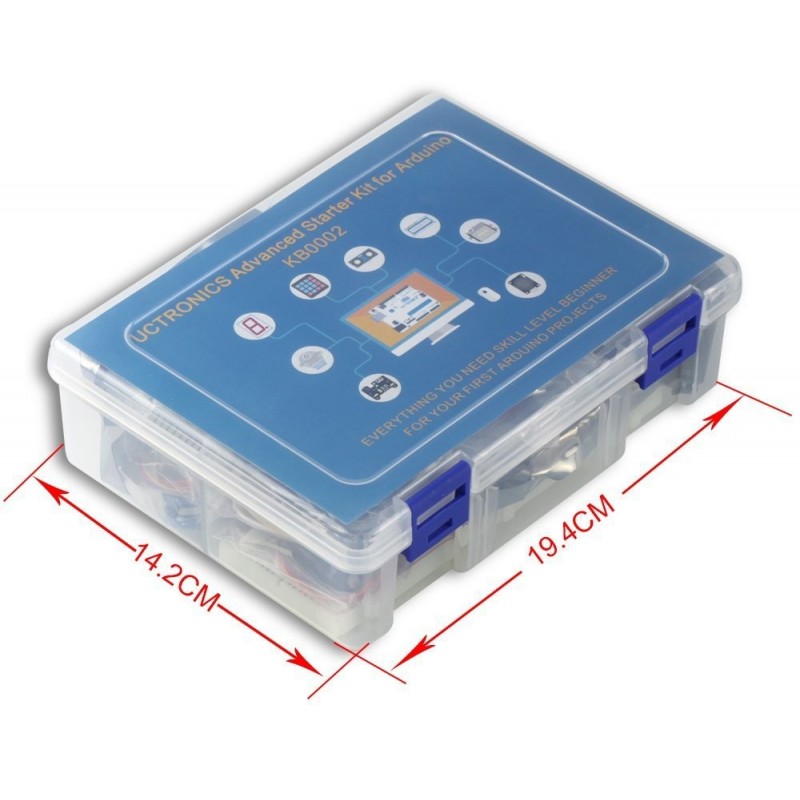 Enlarged starter kit for Arduino from UTRONICS - Kamami on-line store