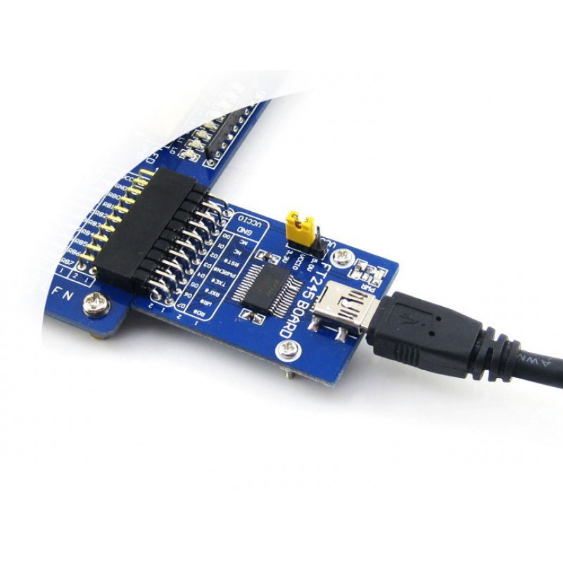 Waveshare USB converter module - FIFO with FT245 mini USB - Kamami on-line store