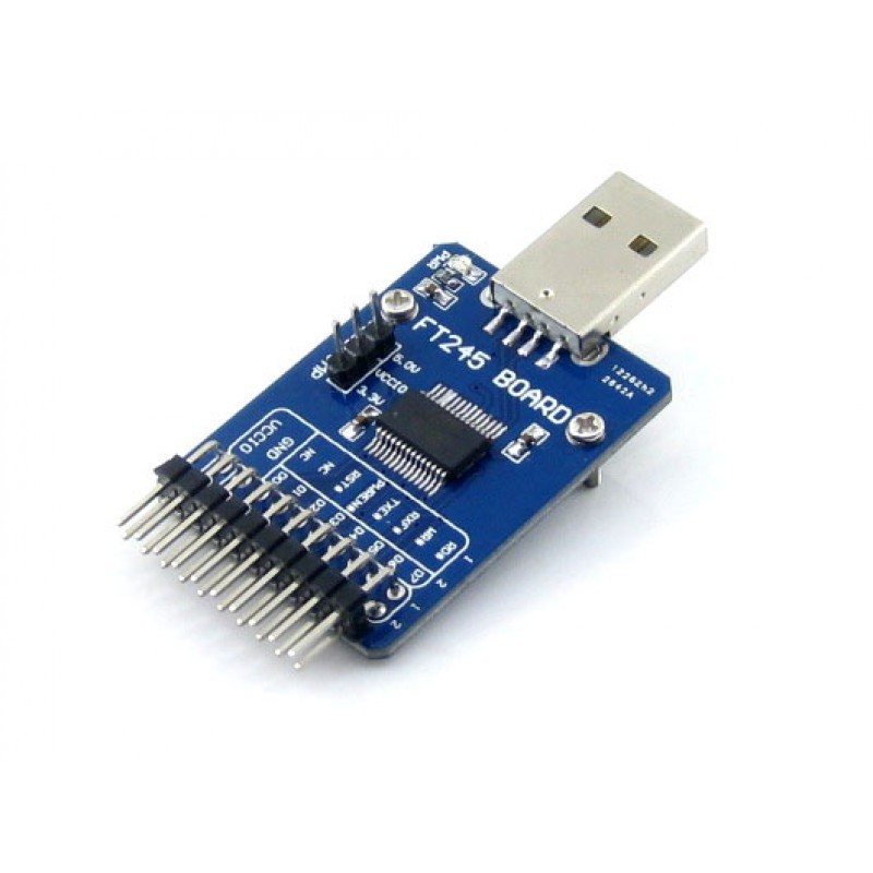 Waveshare USB converter module - FIFO with FT245 USB A - Kamami on-line store