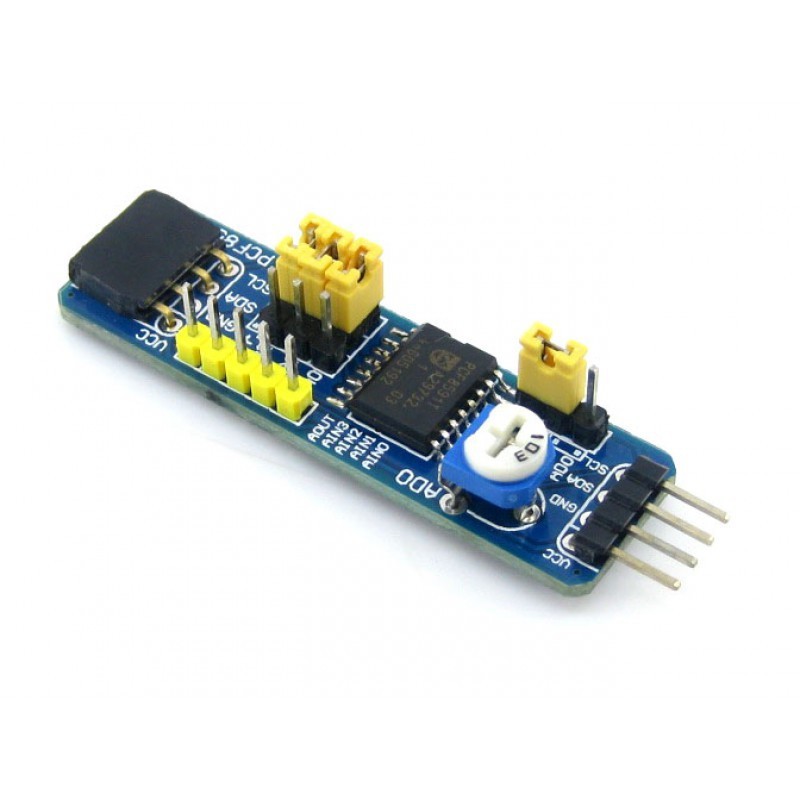 PCF8591 ADC and DAC Converter Module I2C - Waveshare 3709 - Kamami on ...