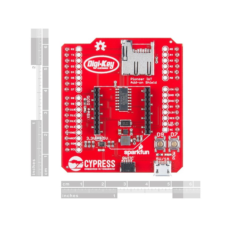 Pioneer IoT Add-On Shield - shield dla Arduino - sklep Kamami