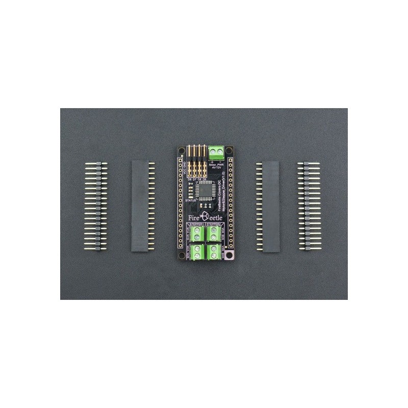 FireBeetle Covers DC Motor & Stepper Driver - 4-channel DC motor driver ...