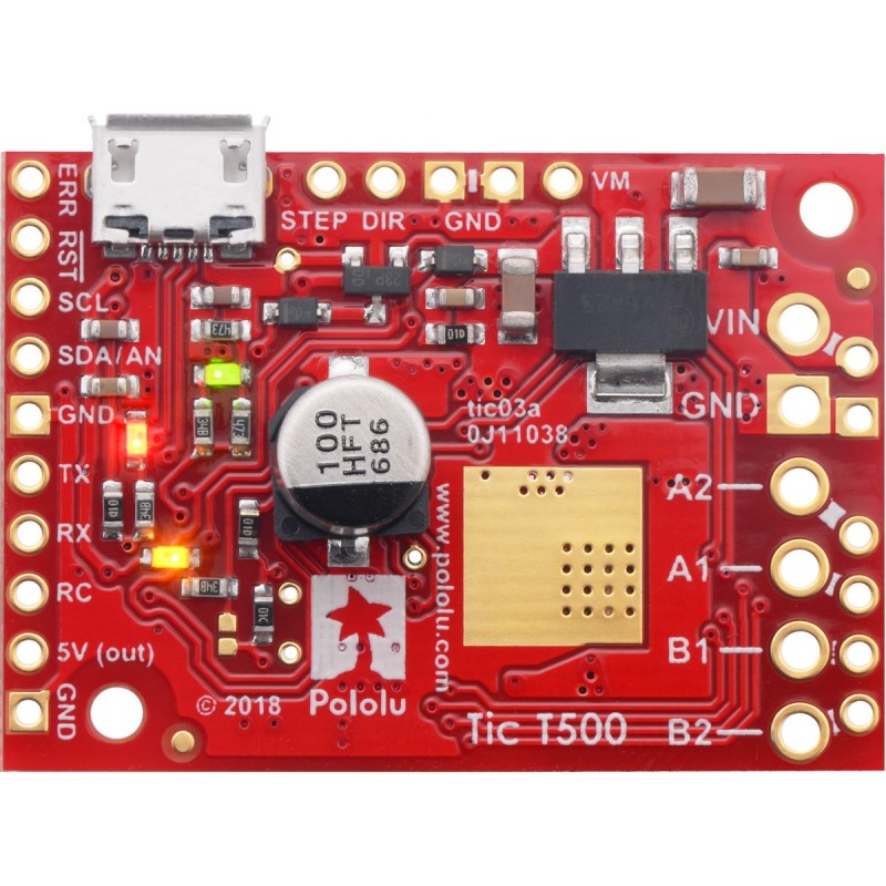 Tic T500 USB - stepper motor driver - Kamami on-line store