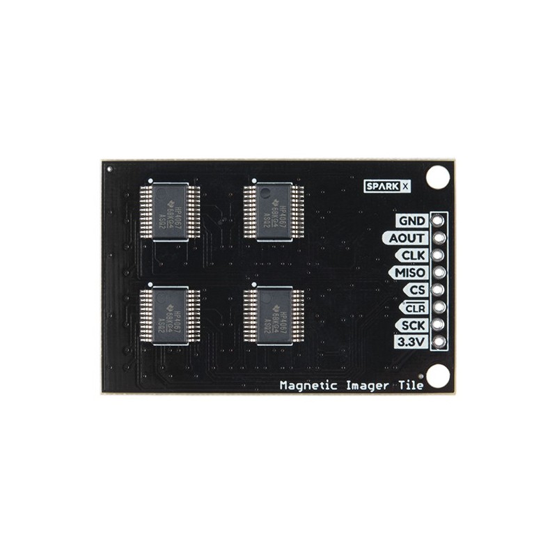 Magnetic Imaging Tile 8x8 - module with a matrix of Hall sensors ...
