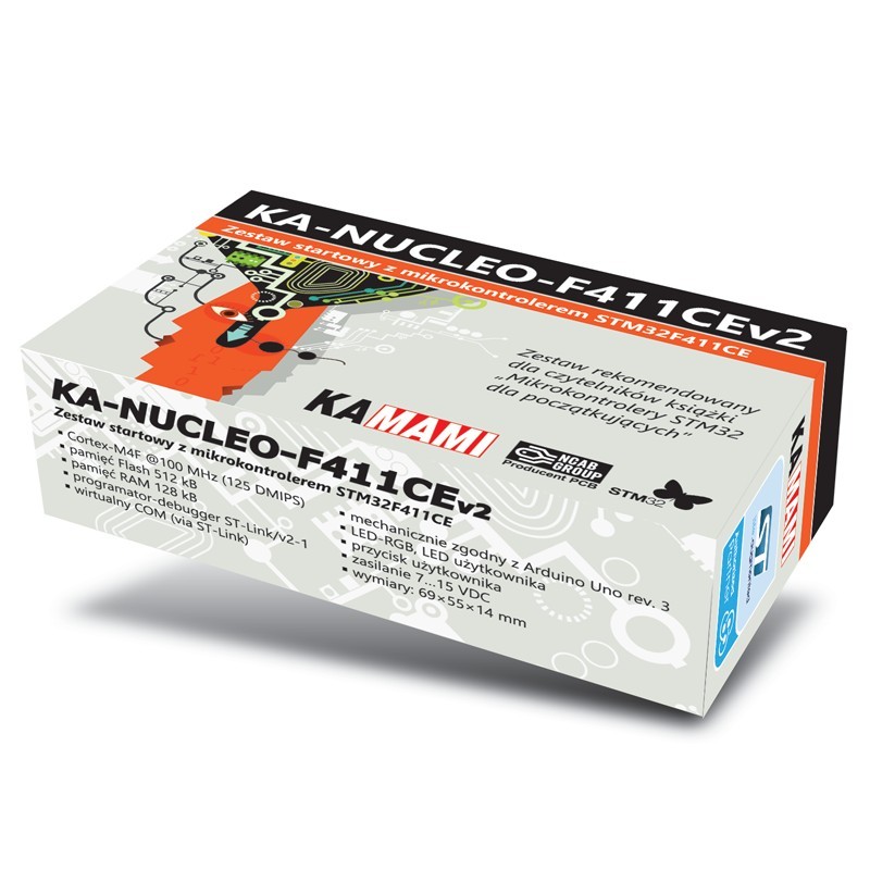 KA-NUCLEO-F411CEv2 - płytka rozwojowa z mikrokontrolerem STM32F411CE ...