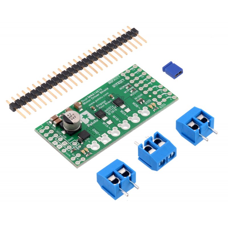 Dual MAX14870 Motor Driver - dual DC motor driver for Arduino - Kamami ...