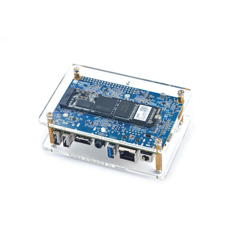 Acrylic case for NanoPC T3 Plus/ T4 - Kamami on-line store