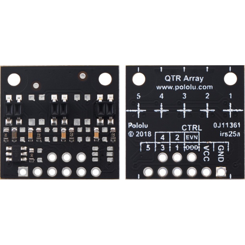 QTR-MD-03RC - module with 3 reflectance sensor with RC (digital) output ...
