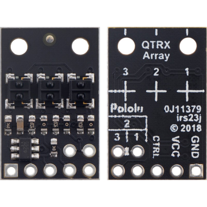 QTRX-HD-03A - module with 3 reflectance sensor with analog output ...
