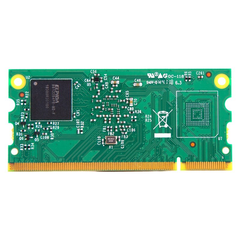 Raspberry Pi CM3+ - Compute module 3+ - 1.2 GHz, 1 GB RAM, 8 GB eMMC ...