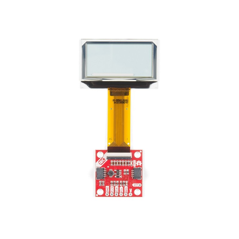 Transparent Graphical OLED Breakout - module with transparent OLED ...