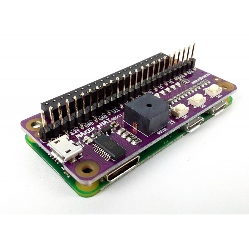 Плата розширення Cytron Maker pHAT для Raspberry Pi Zero/3B/4B, USB ...