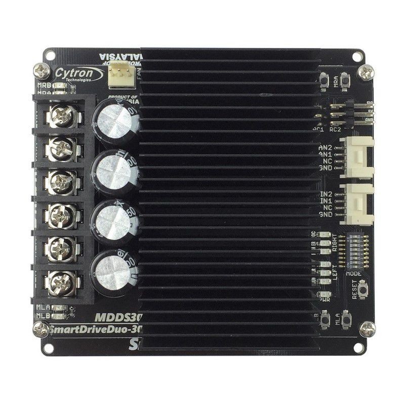 MDDS30 SmartDrive DC Motor Driver 30A 7V-35V - 2-channel driver for DC ...