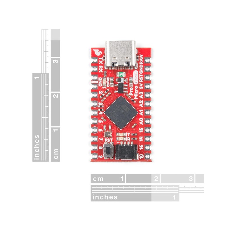 SparkFun Qwiic Pro Micro - płytka bazowa z mikrokontrolerem ATmega32U4 ...