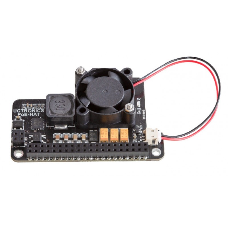 PoE Hat for RPI - Nakładka Power over Ethernet dla Raspberry Pi - sklep ...
