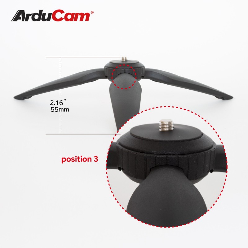 Tripod for Raspberry Pi HQ Camera - Kamami on-line store