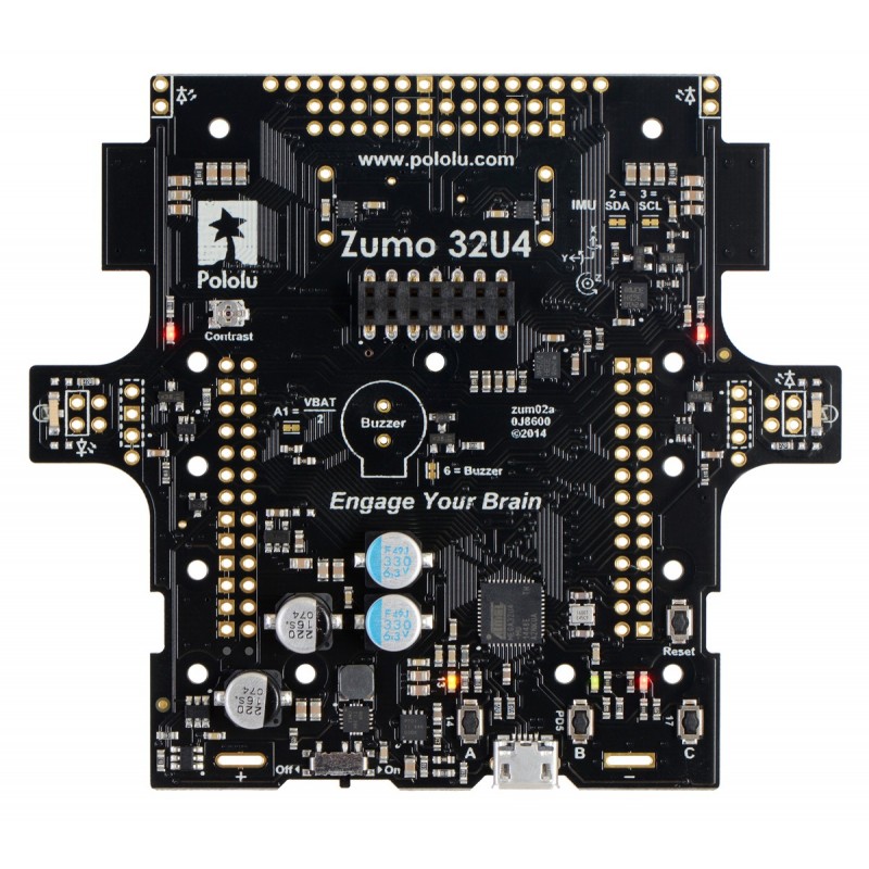 Zumo 32U4 Main Board - Zumo 32U4 robot controller - Kamami on-line store