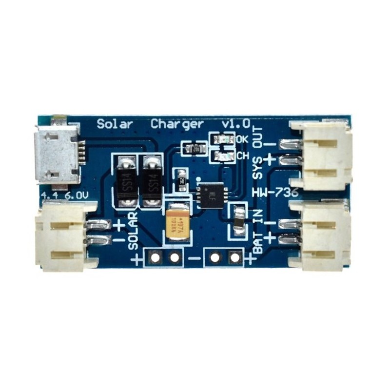 Li-Ion charger module for solar systems 500mA - Kamami on-line store