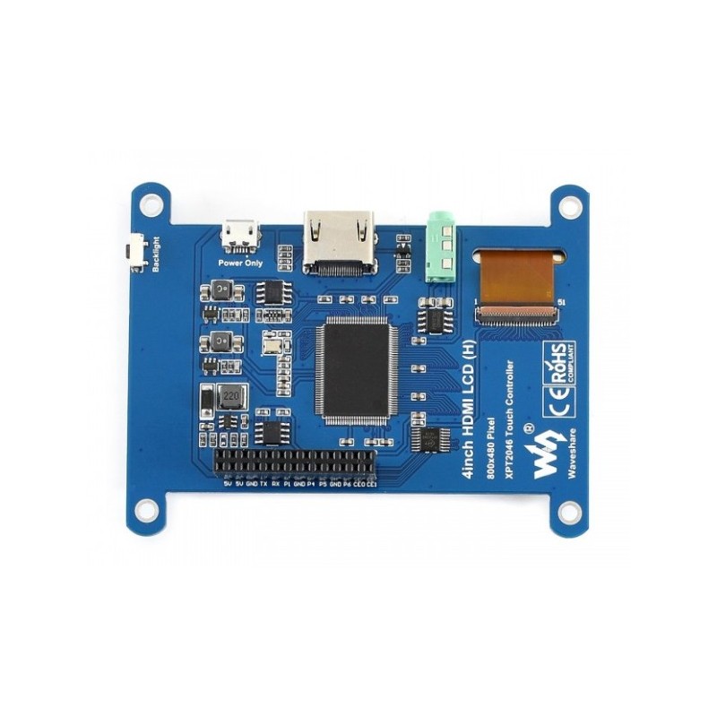 4inch HDMI LCD (H) - wyświetlacz LCD IPS 4" z ekranem dotykowym dla ...