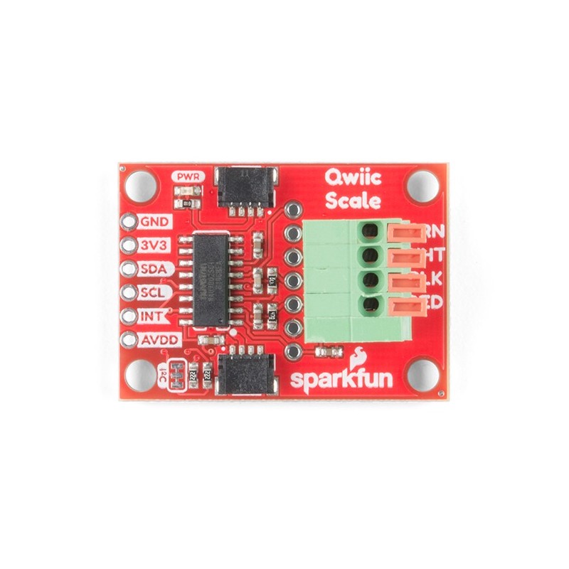 Qwiic Scale - module for strain gauges with ADC NAU7802 converter ...