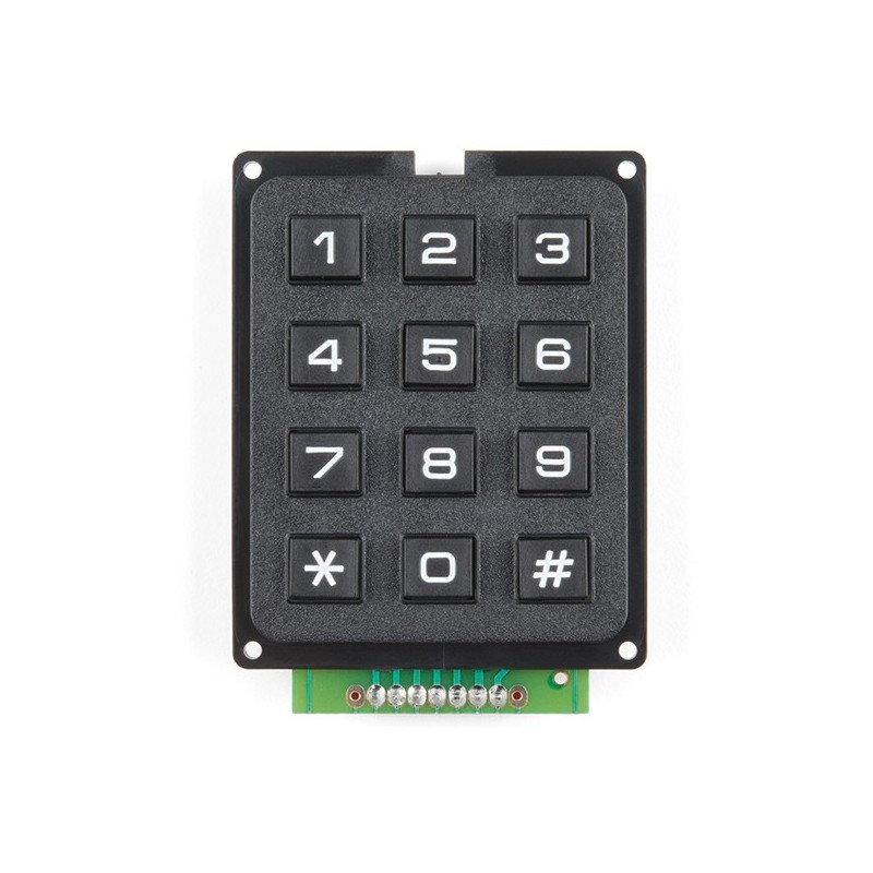 Qwiic Keypad - moduł z klawiaturą 12 przycisków - sklep Kamami