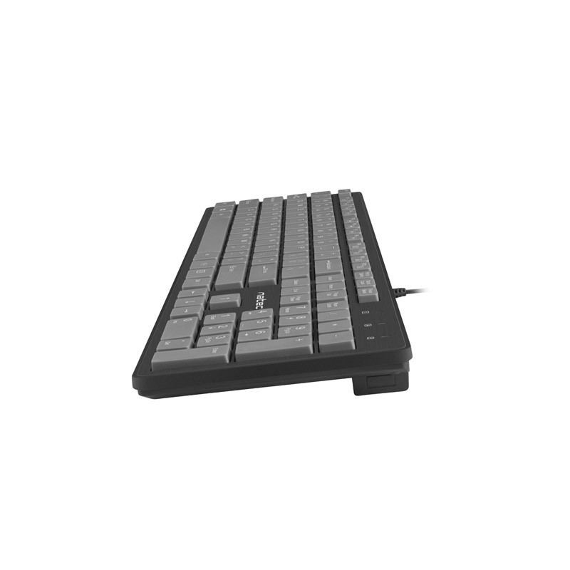 Multimedia keyboard SLIM DISCUS black and gray US Natec - Kamami on ...