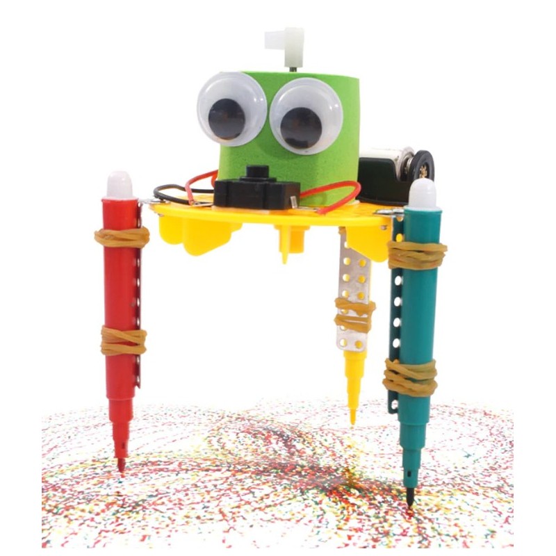 Doodle Robot - zestaw do budowy robota rysującego - sklep Kamami