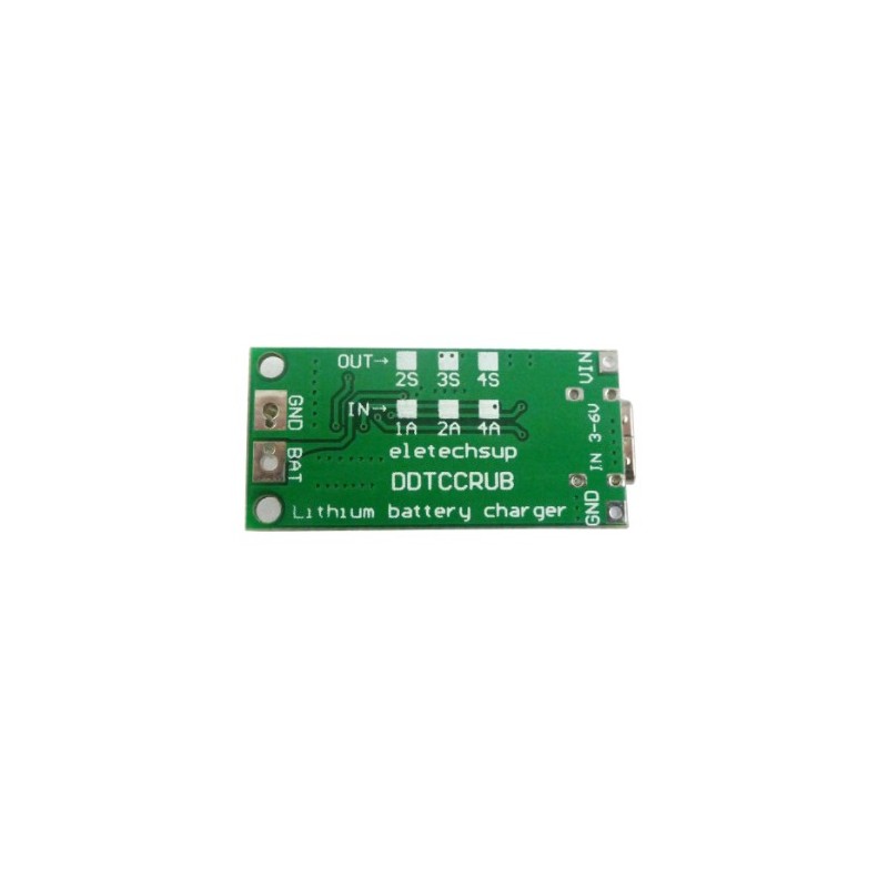 Li-Ion 2S 1A charger module with USB type C - Kamami on-line store