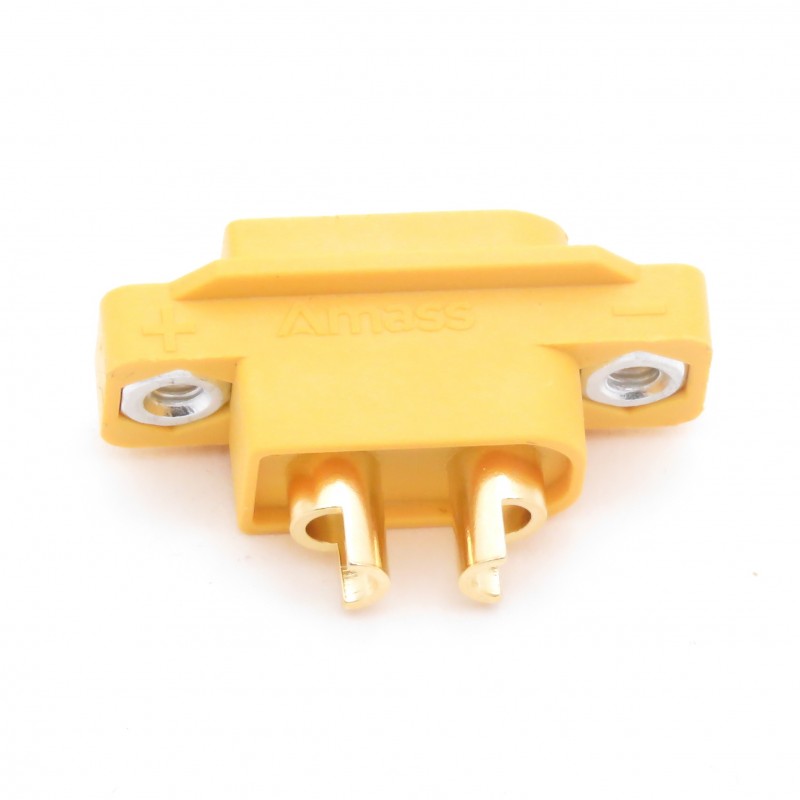XT60E-M - high-current connector (plug with mounting holes) - Kamami on ...