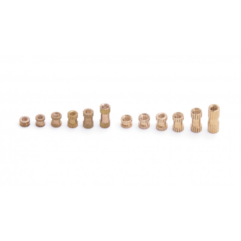 A set of threaded inserts (insert for 3D printing) M2 M2.5 - 240 pieces ...