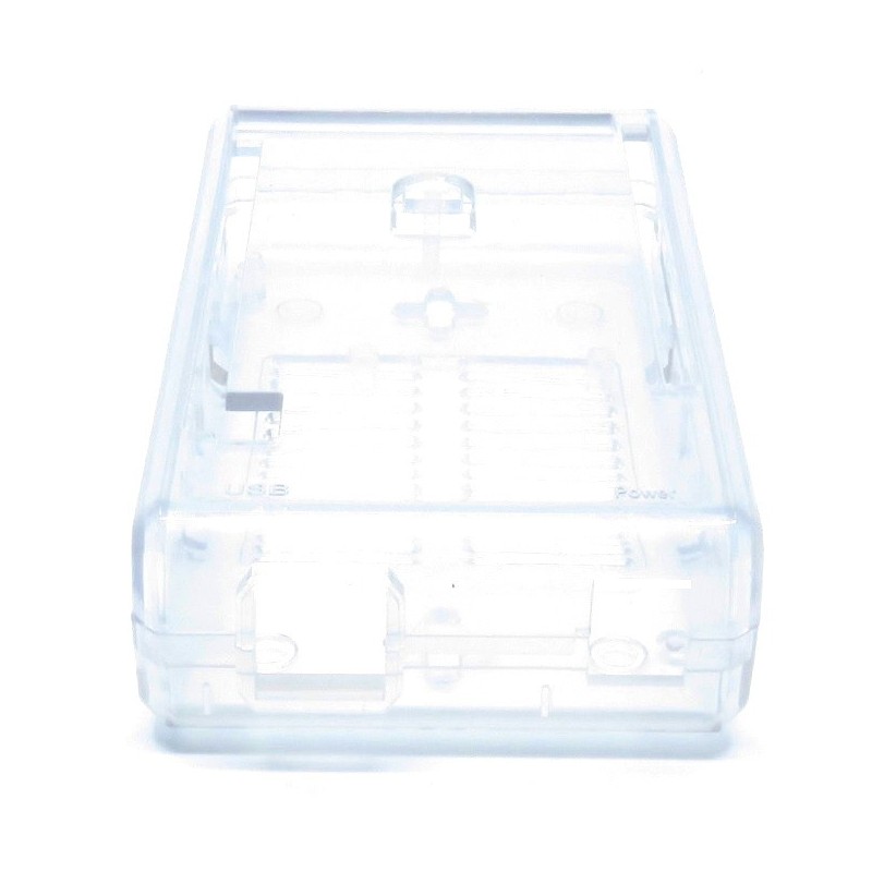 Case for Arduino Mega2560 transparent, closed - Kamami on-line store