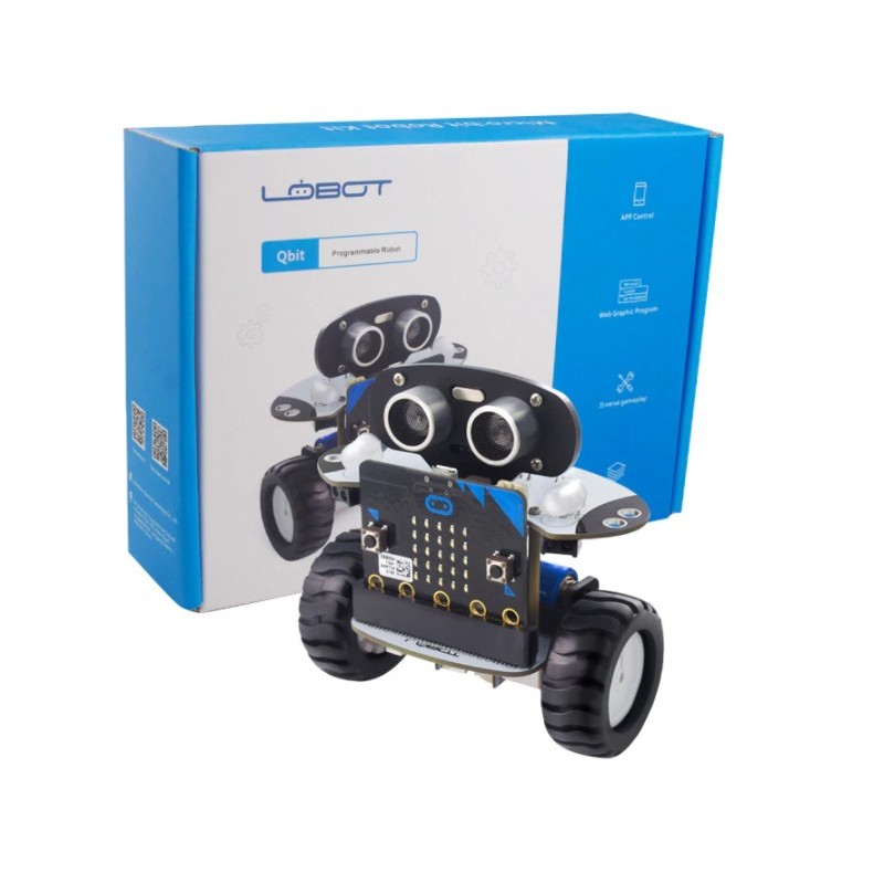Qbit - balancing robot for micro:bit (assembly kit) - Kamami on-line store