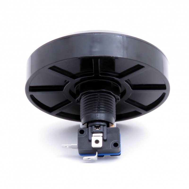 Big Round Push Button - a large, round button with LED backlight, 100mm ...