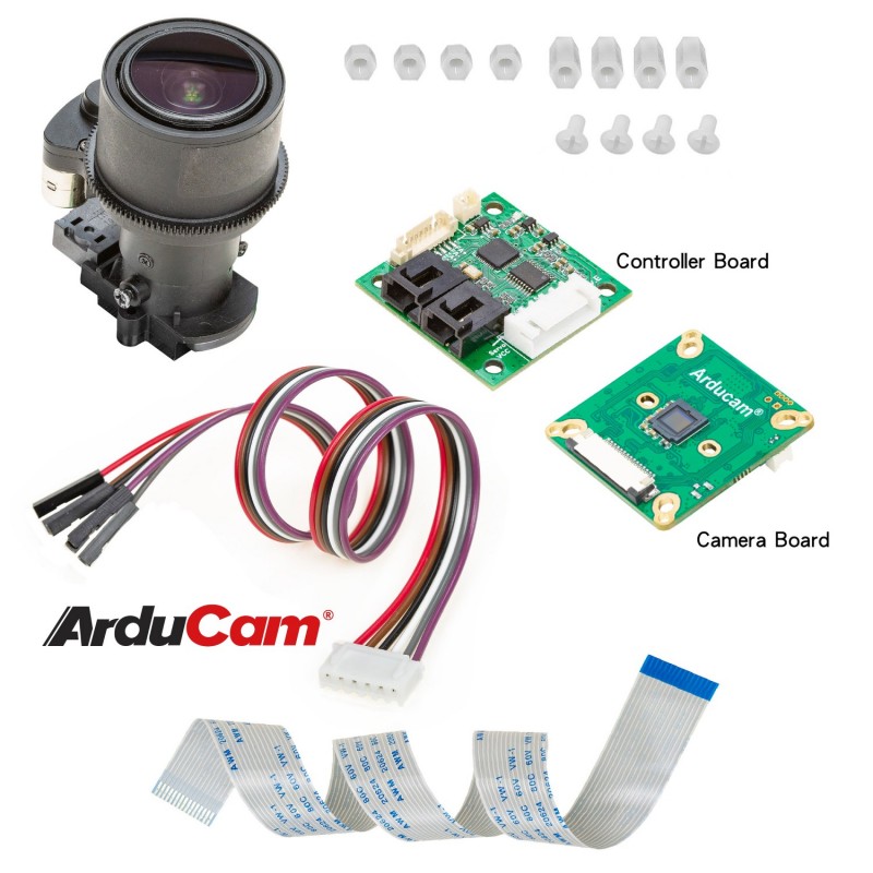 Arducam 13MP Pan Tilt Zoom PTZ Camera - PTZ AR1335 13MP Camera for Raspberry Pi + Base - Kamami ...