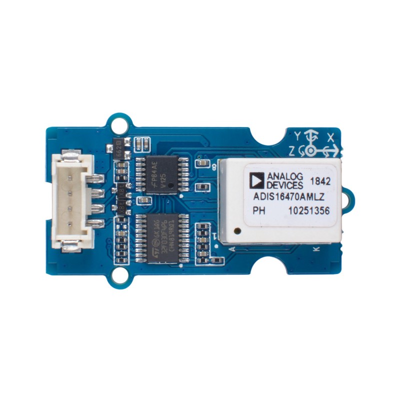 Grove 6-Axis Digital Accelerometer & Gyroscope - module with ADIS16470 ...