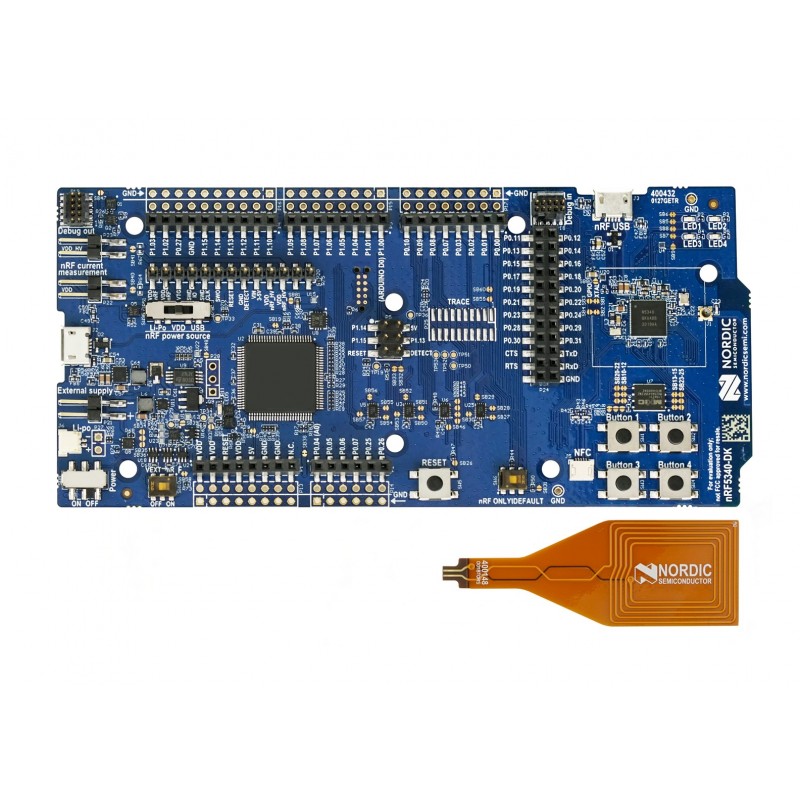 nRF5340-DK - zestaw deweloperski z układem SoC nRF5340 Bluetooth 5.2 ...