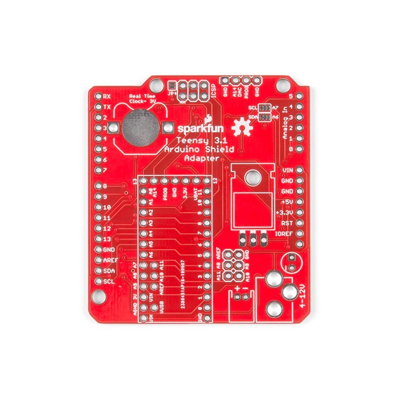 Arduino Shield Adapter - adapter for Arduino shields for Teensy boards ...