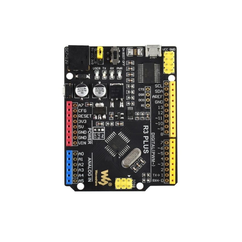 R3 PLUS - development board with ATmega328P microcontroller - Kamami on-line store
