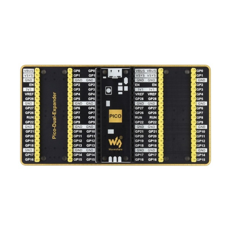 Pico-Dual-Expander pin expander for Raspberry Pi Pico - Waveshare 19343 ...