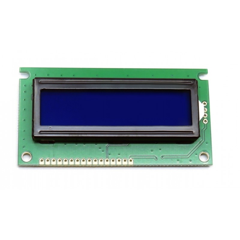 16x2 alphanumeric display (blue) - Kamami on-line store