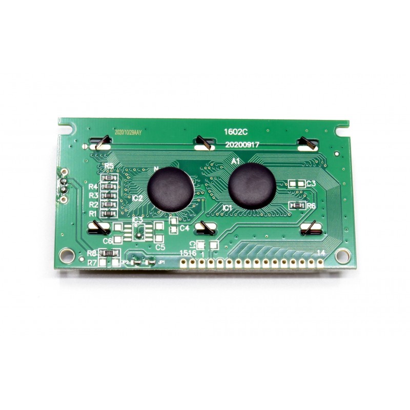 16x2 alphanumeric display (green) - Kamami on-line store